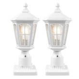 Charlton Home® Benna 3 -Light 21.6" H Hardwired Transparent Pier Mount Light | Wayfair